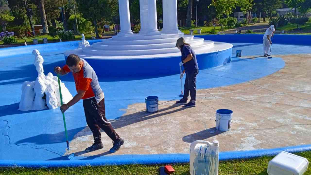 Renovación de la Fuente de Venus en Piriápolis para la temporada ...