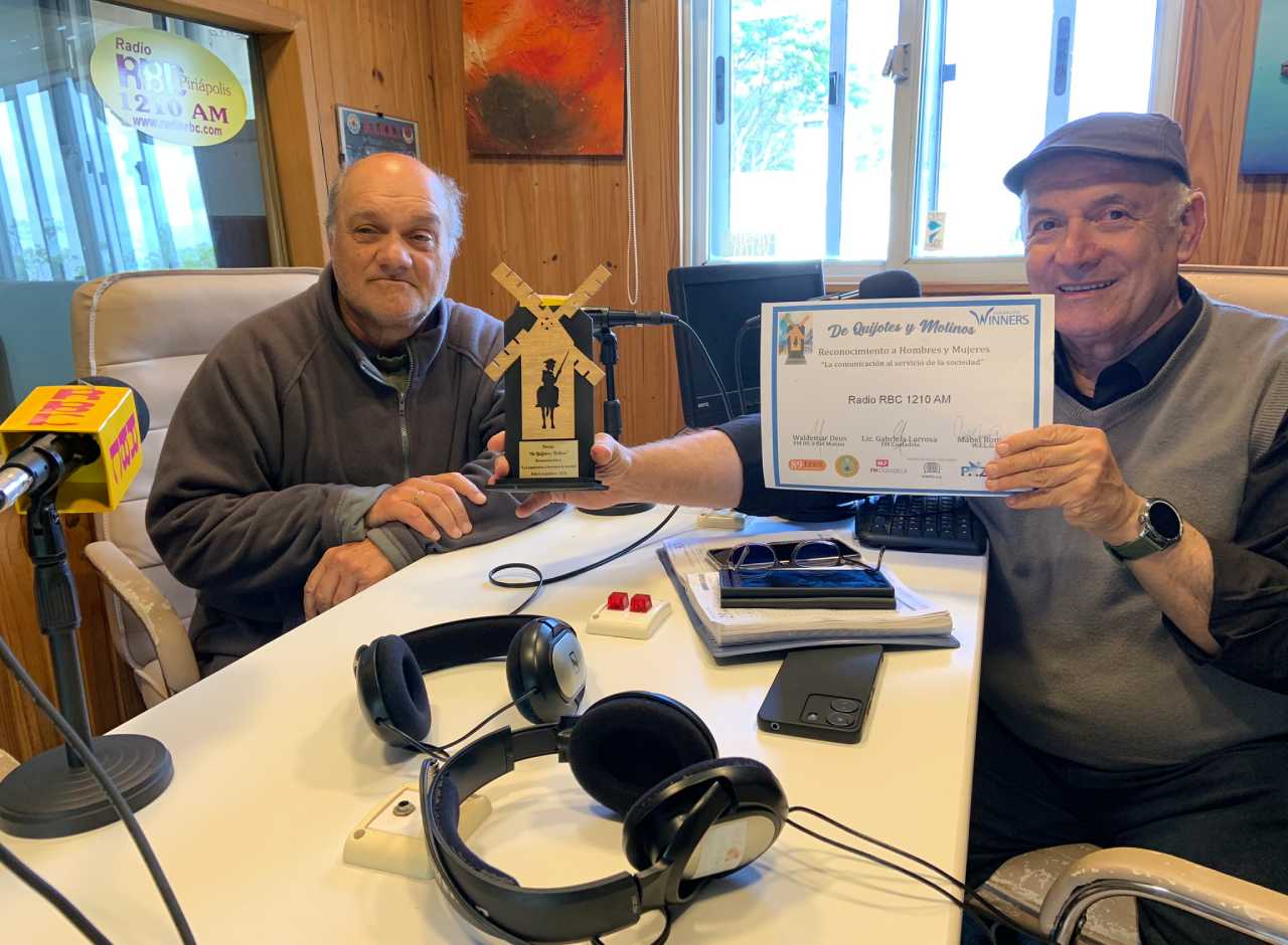 Radio RBC Piriápolis recibió el reconocimiento “De Quijotes y Molinos ...